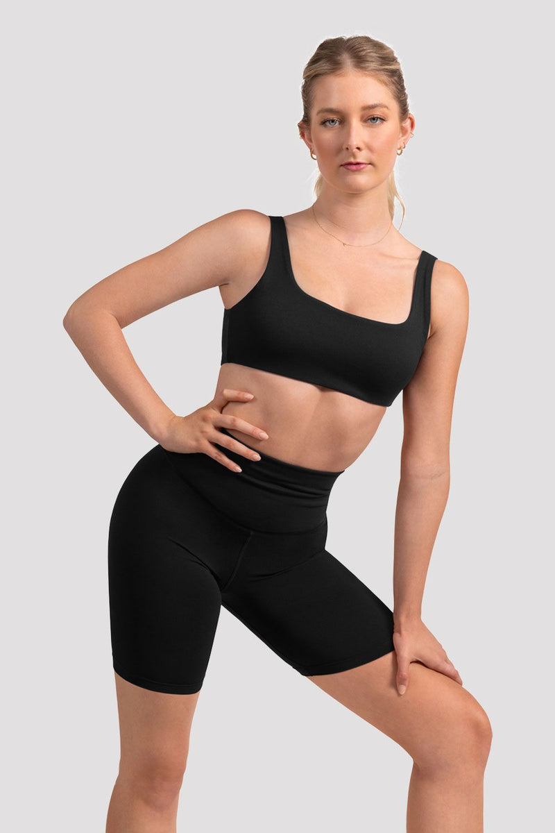 BLOCHsculpt™ 8" Women's High Compression Biker Short - Ebony | BLOCH ...