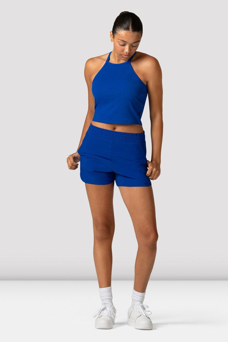 Girls Tempo II Double Layer Short, Blue – BLOCH Dance UK