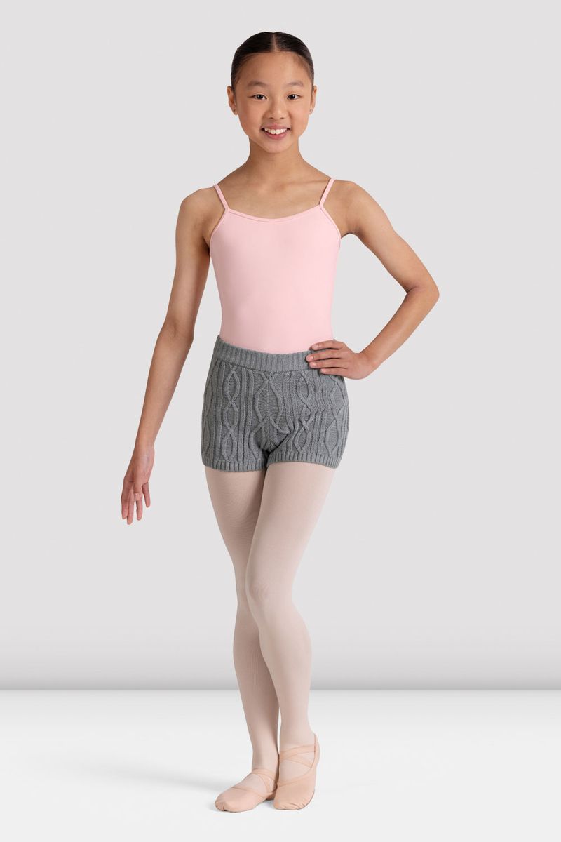 Girls Oren Knit Short, Grey – BLOCH Dance UK