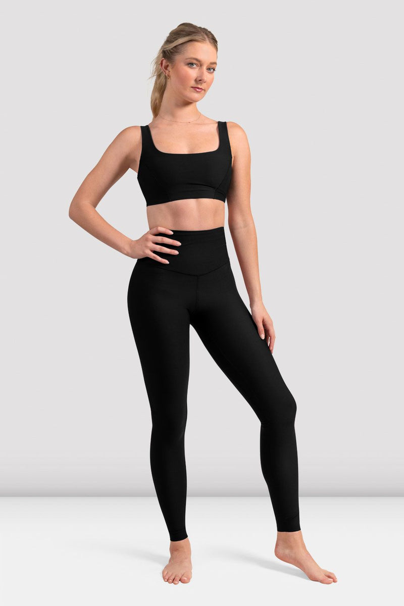 BLOCHsculpt™ Square Neck High Compression Sports Bra - Ebony | BLOCH ...