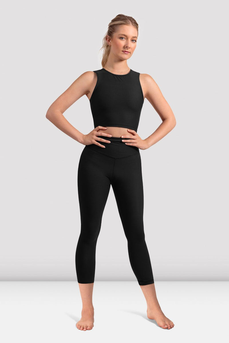 BLOCHsculpt™ Women's Cropped Compression Tank Top - Ebony | BLOCH ...