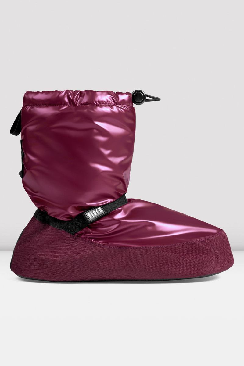 Adult Metallic Warm Up Booties, Burgundy – BLOCH Dance UK