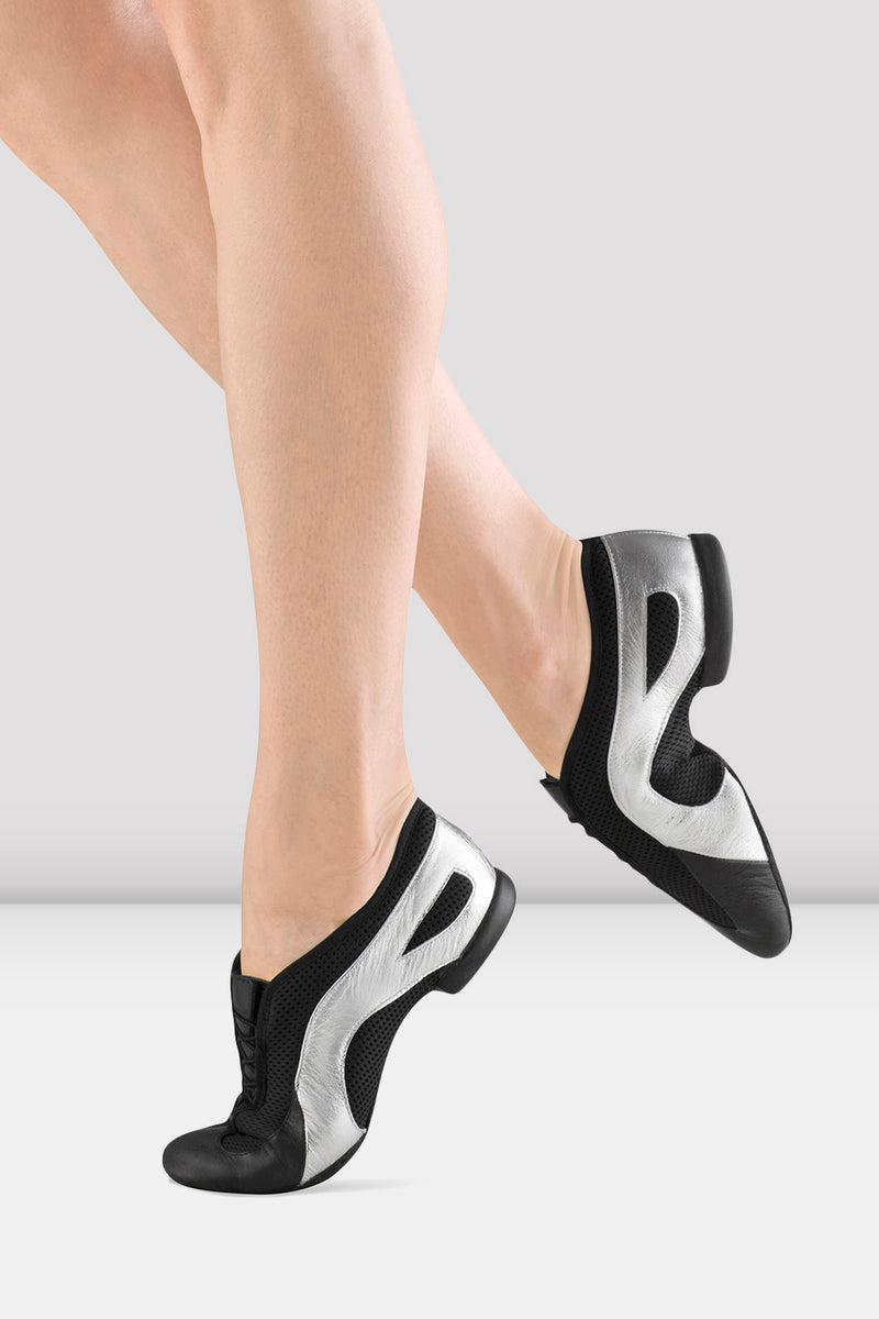 Mens Slipstream Slip On Jazz Shoes, Silver – BLOCH Dance UK